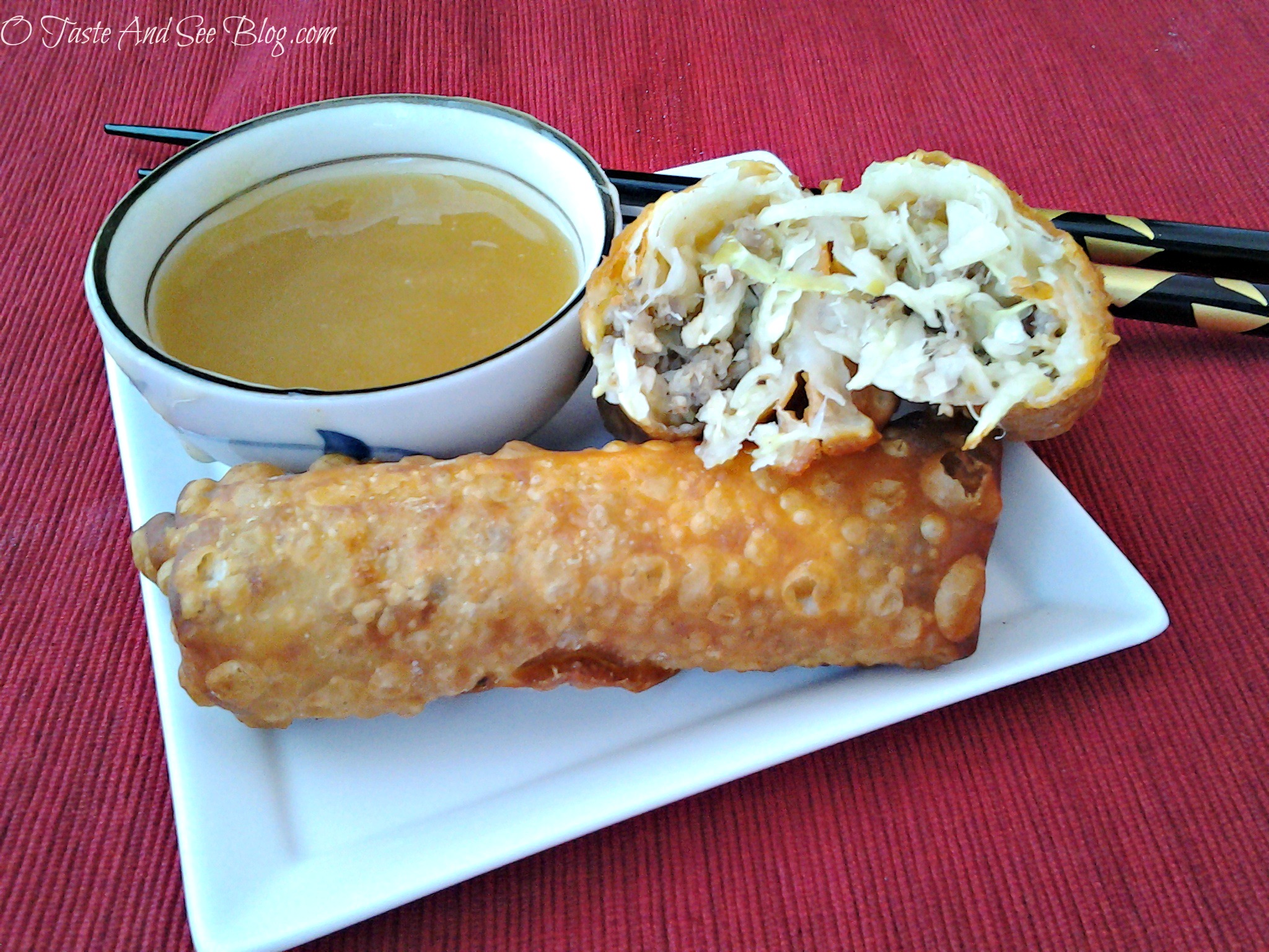 Homemade Egg Rolls - O Taste and See
