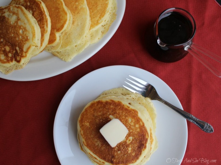 Perfect Pancake Recipe aka Pam-Cakes – O Taste and See